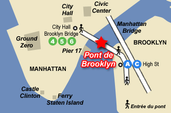 Le pont de Brooklyn (Brooklyn bridge) - ©New York