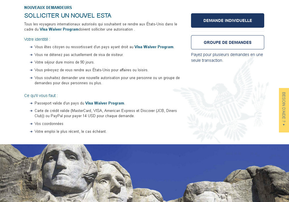 Pas à pas : comment remplir le formulaire ESTA - CNEWYORK