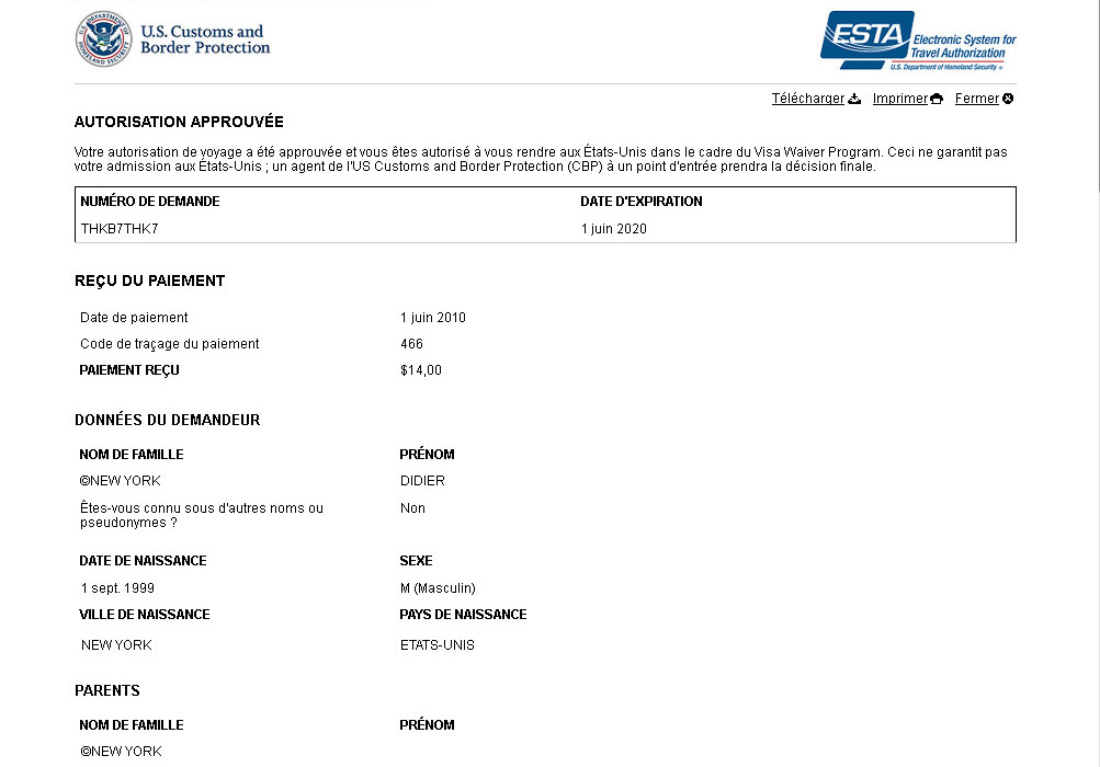 Pas à pas : comment remplir le formulaire ESTA - CNEWYORK