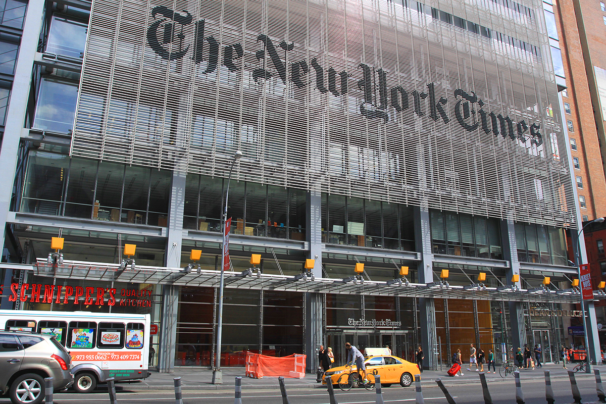 Rendez Visite Au Siège Du New York Times Cnewyork